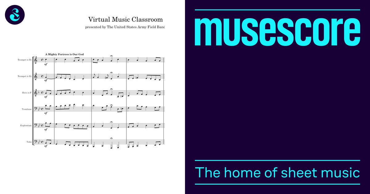 Virtual Music Classroom - J. S. Bach Sheet music for Trombone, Tuba ...
