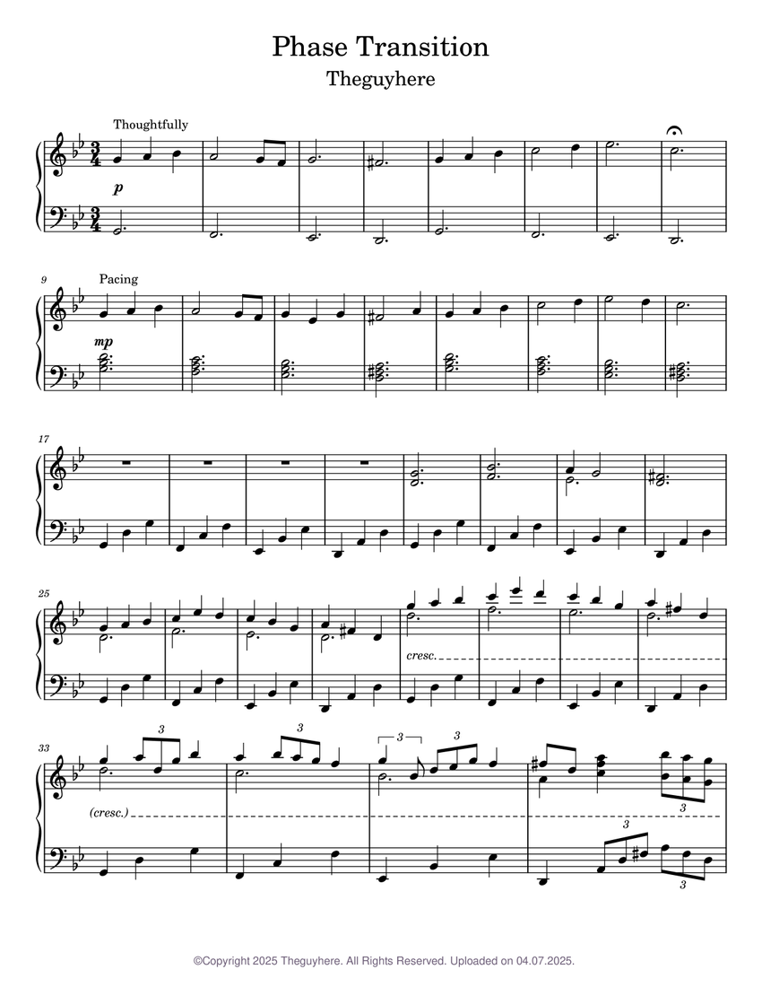 Phase Transition Piano Tutorial