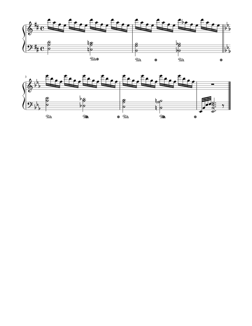 音楽Verde_Rayo Sheet music for Piano (Solo) Easy | Musescore.com
