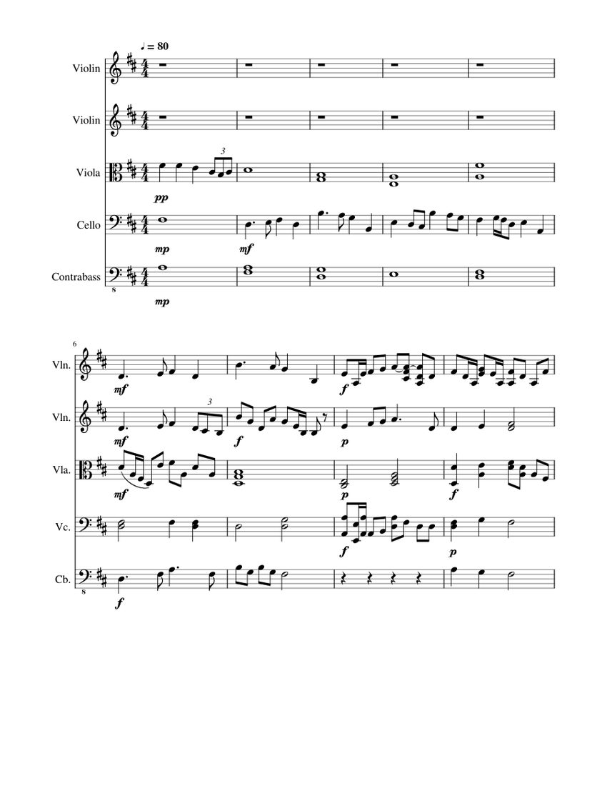 Victory Sheet music for Violin, Viola, Cello, Woodwinds (other) (String ...