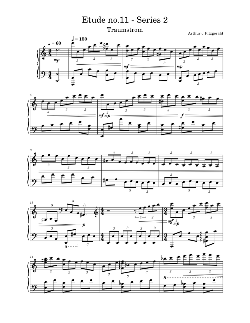 Etude no. 11 - Series 2 - piano tutorial