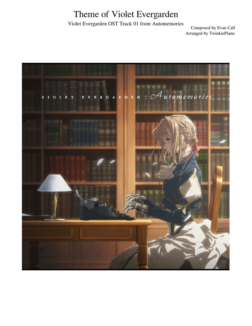 Theme of Violet Evergarden for Orchestra/Symphony | Violet Evergarden ...