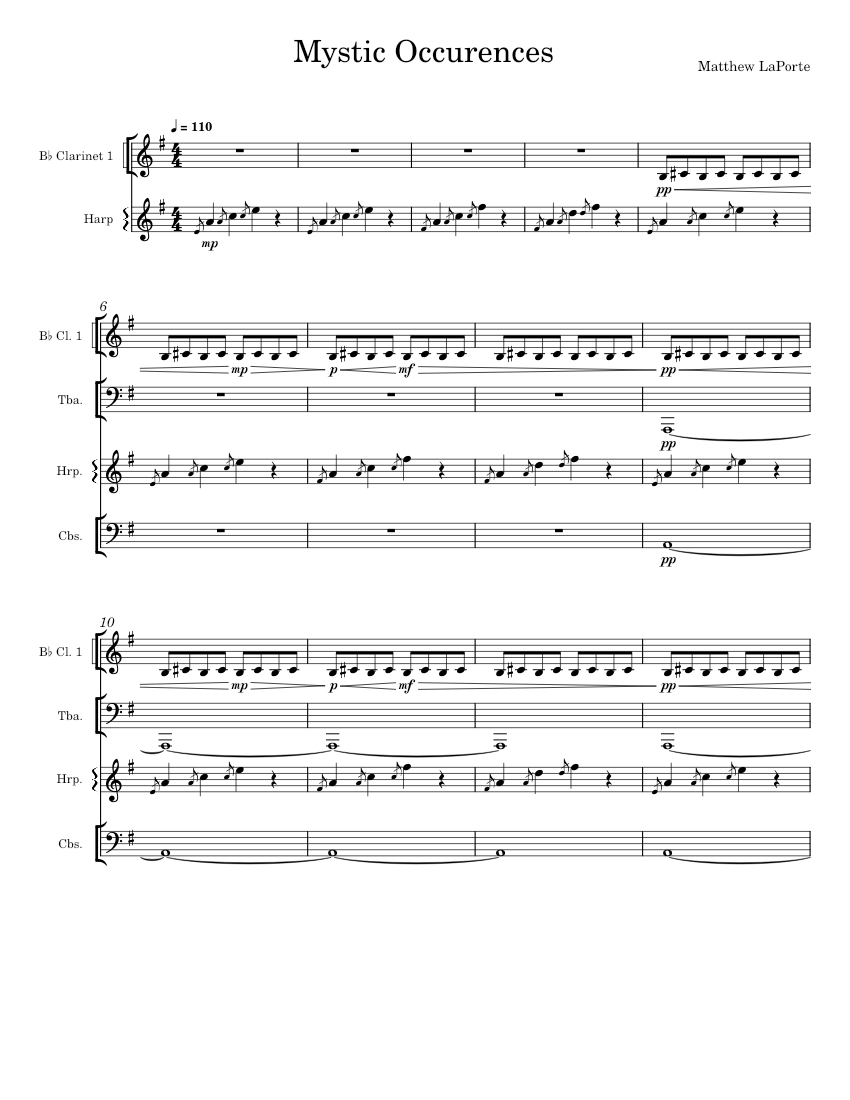 Mystic Occurances - piano tutorial