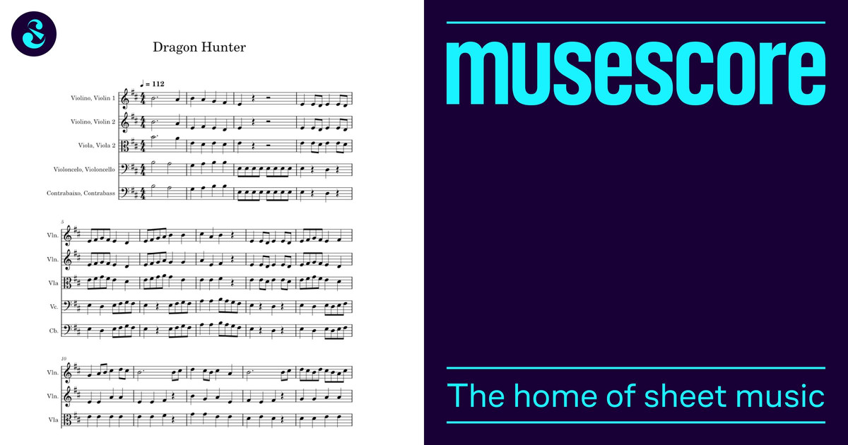 Dragon hunter – Richard Meyer Sheet Music for Contrabass, Violin, Viola ...