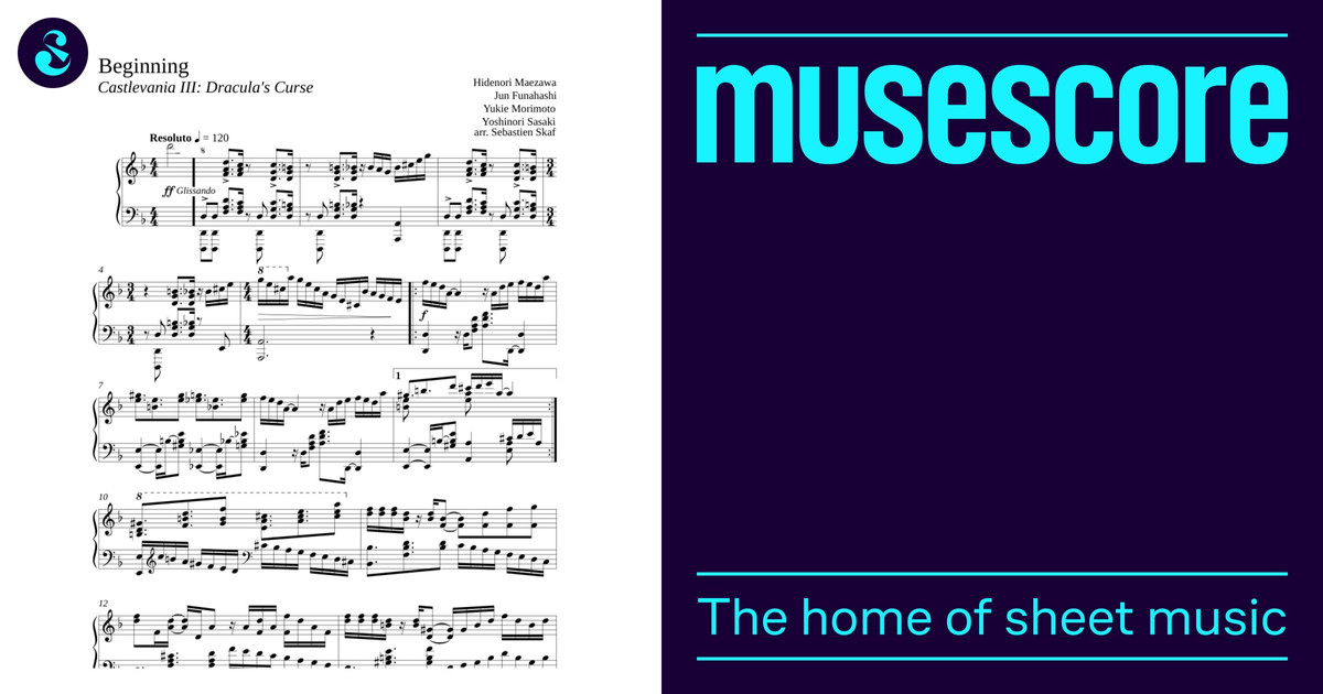 Beginning – Yoshinori Sasaki, Jun Funahashi, Yukie Morimoto Sheet Music ...