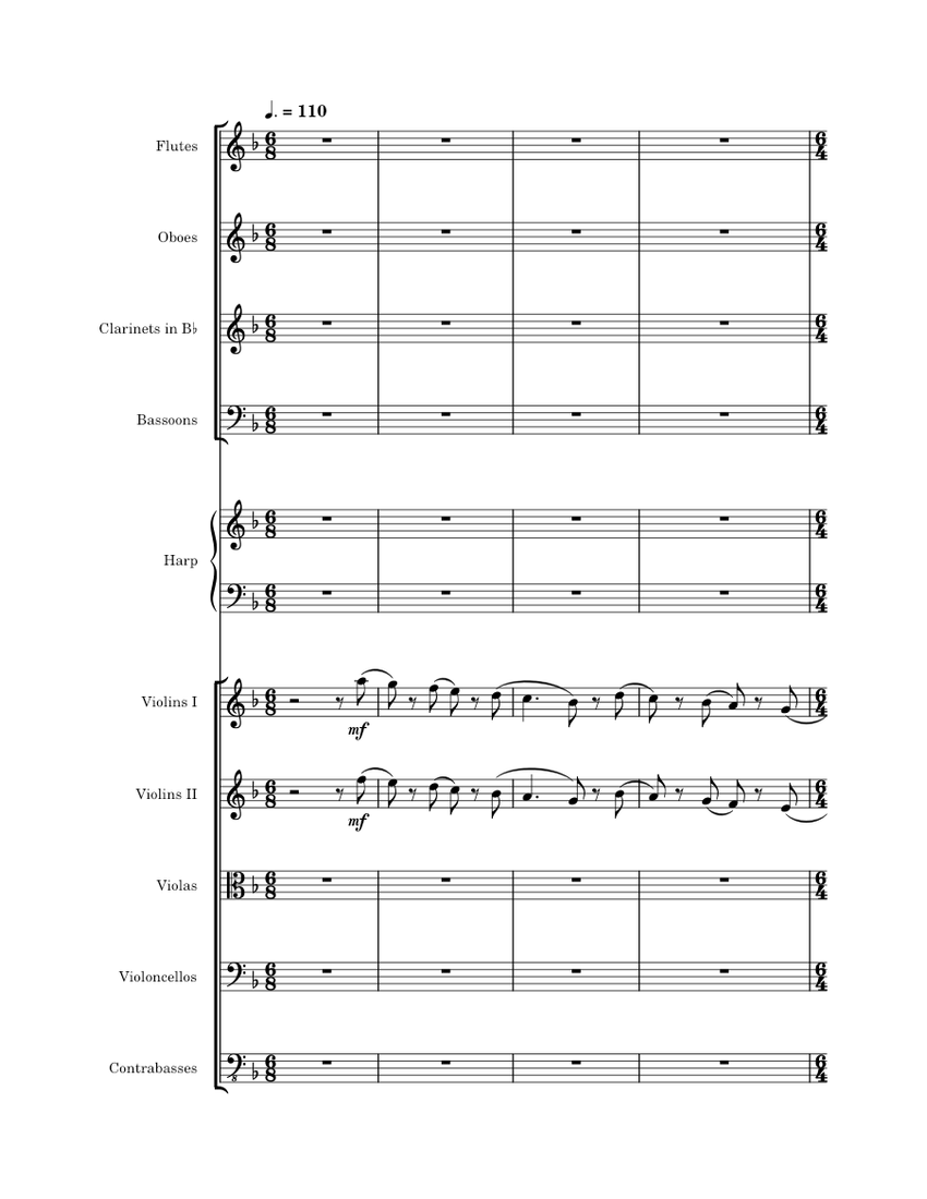 Super Mario Galaxy 2: Starship Mario 1 Sheet Music for Flute, Oboe ...