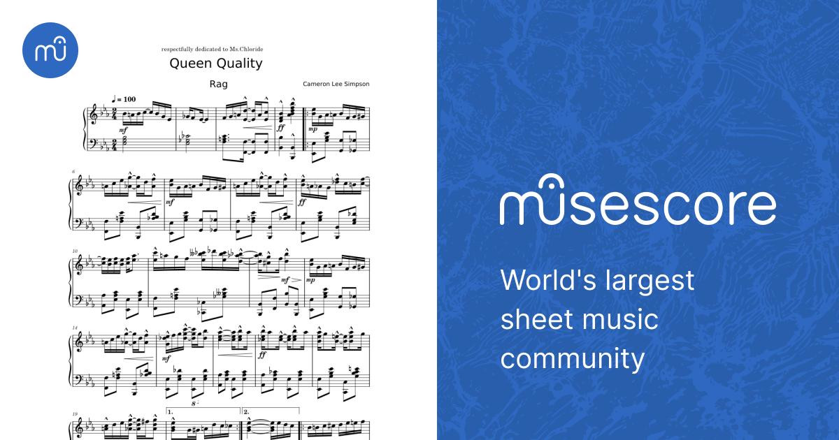 Queen Quality Sheet music for Piano (Solo) | Musescore.com