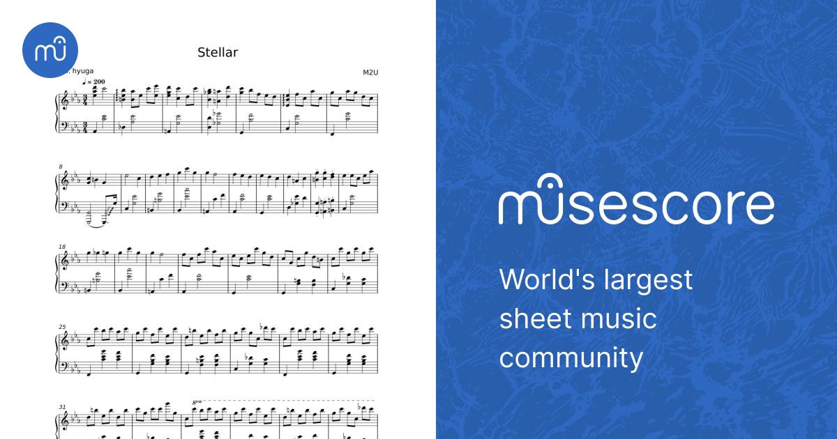 Stellar - M2U Sheet Music for Piano (Piano Duo) | MuseScore.com
