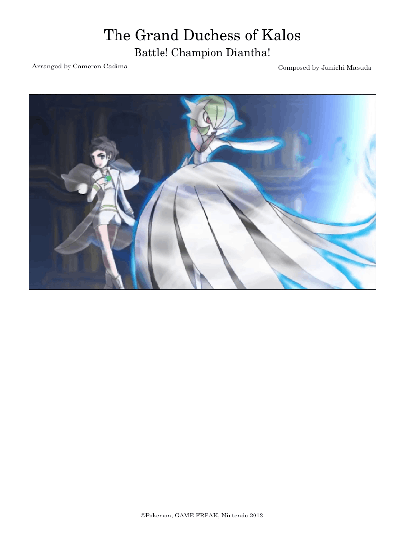 pokemon diantha theme