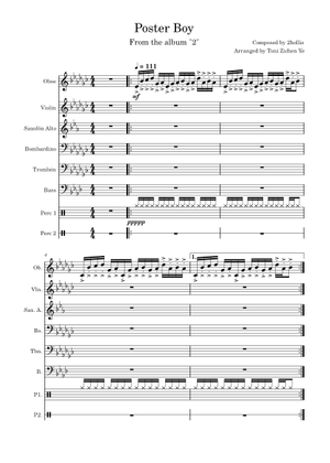 Poster boy – 2hollis Sheet Music for Piano (Piano Duo) | MuseScore.com