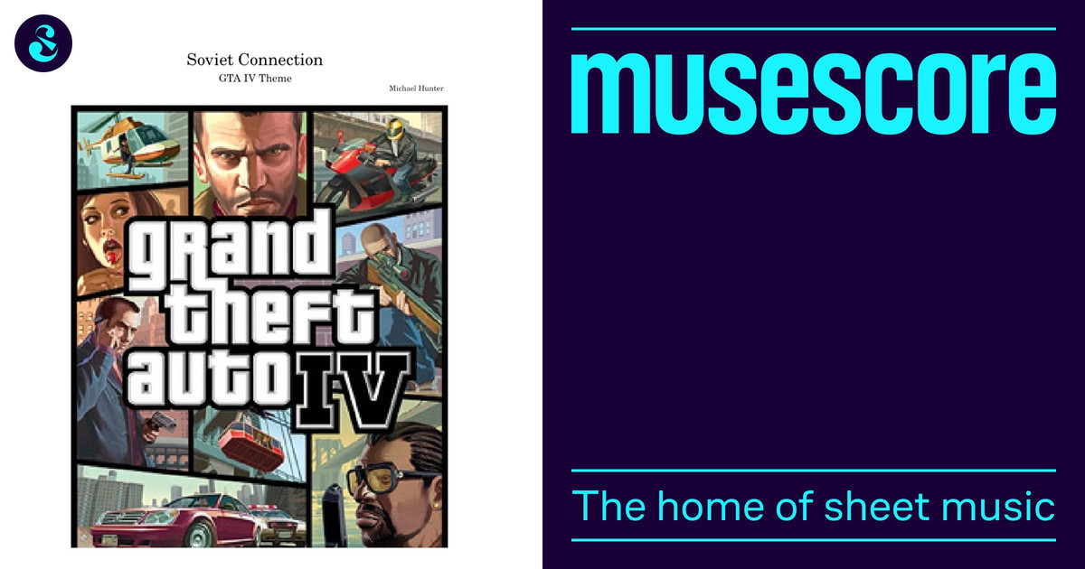 Soviet Connection - Michael Hunter (GTA IV Main Theme) Sheet Music for ...