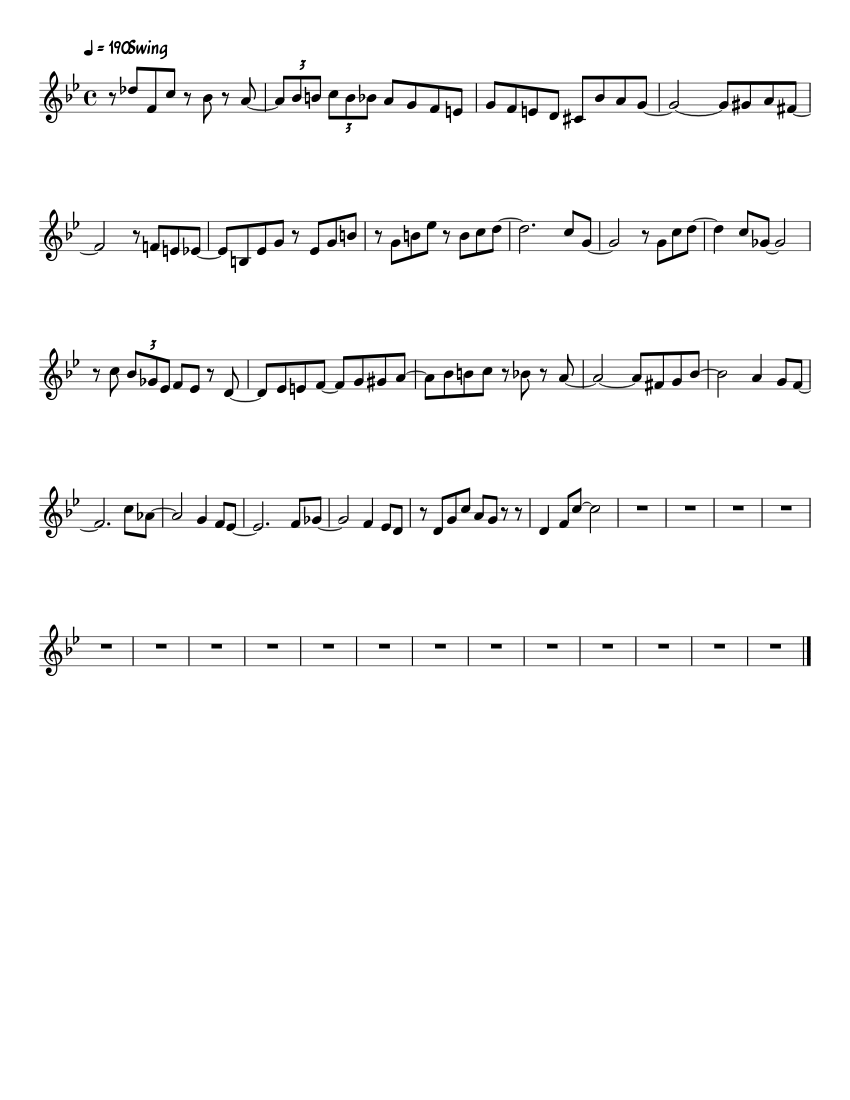 Swing Sheet music for Piano (Solo) Easy | Musescore.com