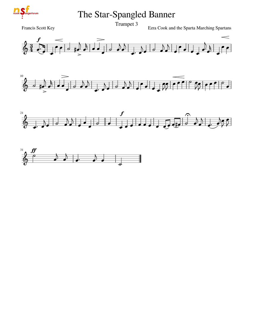 The star-spangled banner – John Stafford Smith The star-spangled banner ...