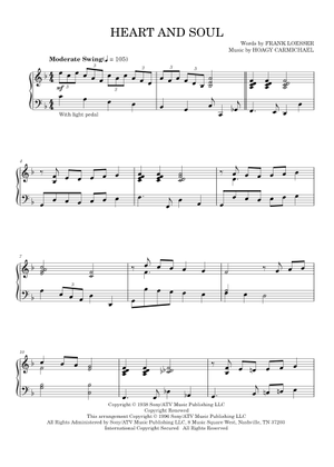 Heart and Soul (Piano) Sheet Music for Piano (Solo) easy | MuseScore.com