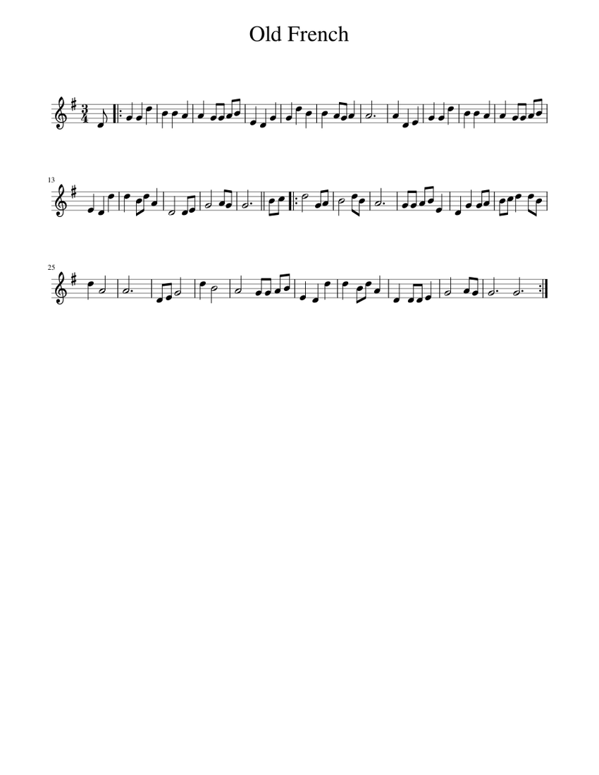 Old French Sheet music for Piano (Solo) | Musescore.com