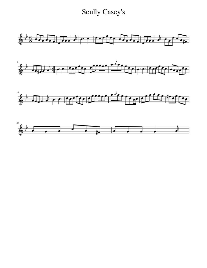 Scully Casey's Sheet music for Piano (Solo) Easy | Musescore.com