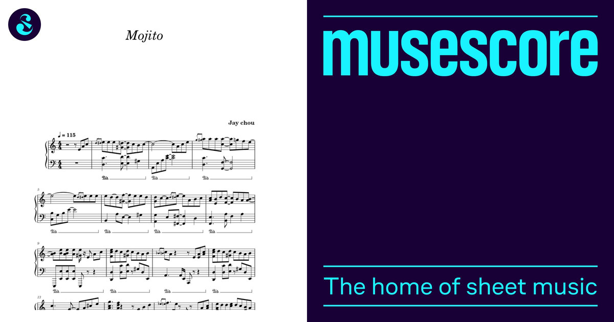 Mojito – Jay Chou Sheet Music for Piano (Solo) | MuseScore.com