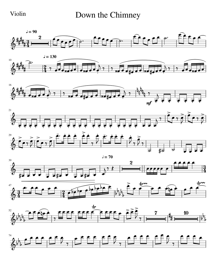 DTC Sheet music for Violin (Solo) | Musescore.com