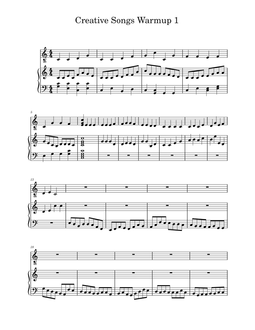 Creative_Songs_Warmup_1 - piano tutorial