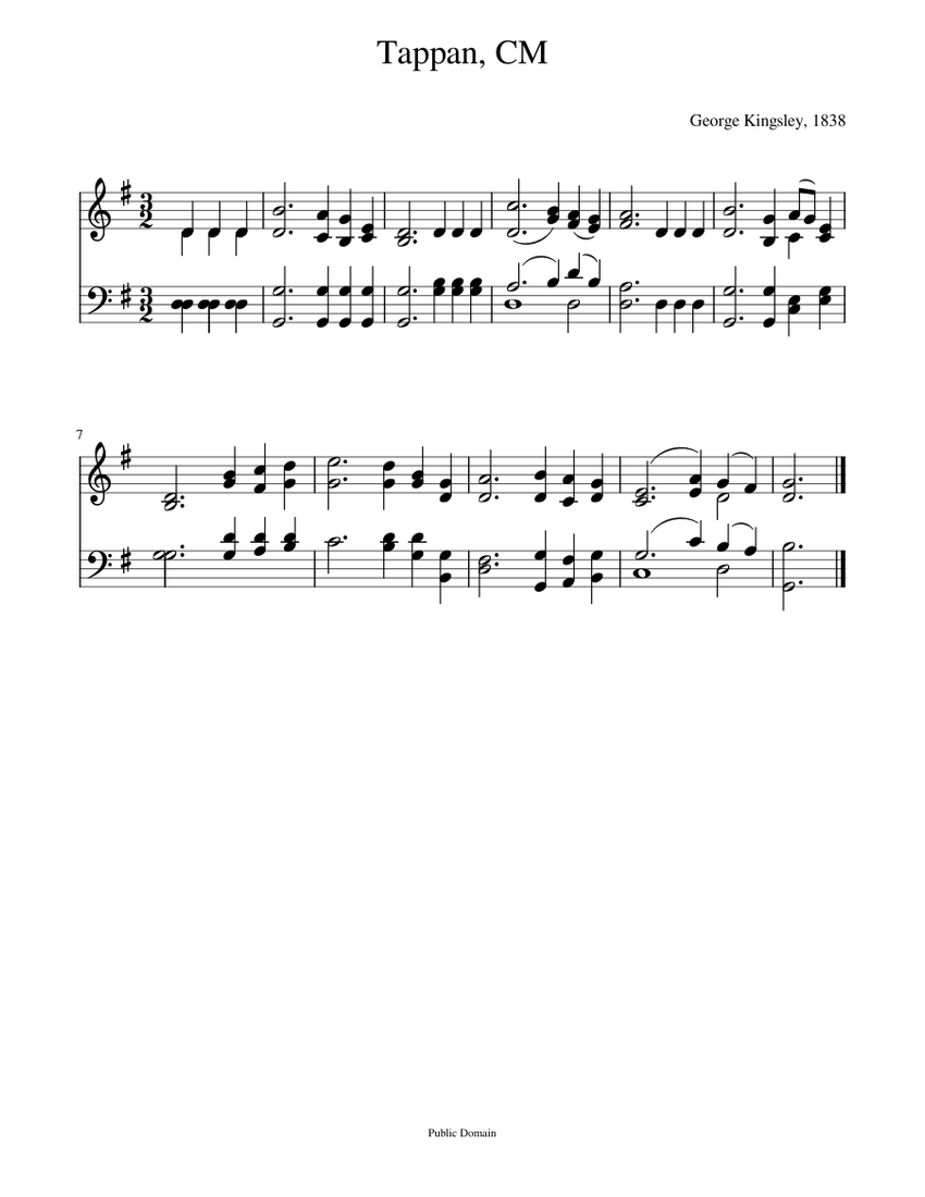 TAPPAN (Kingsley) - George Kingsley Sheet music for Piano (Piano Duo ...
