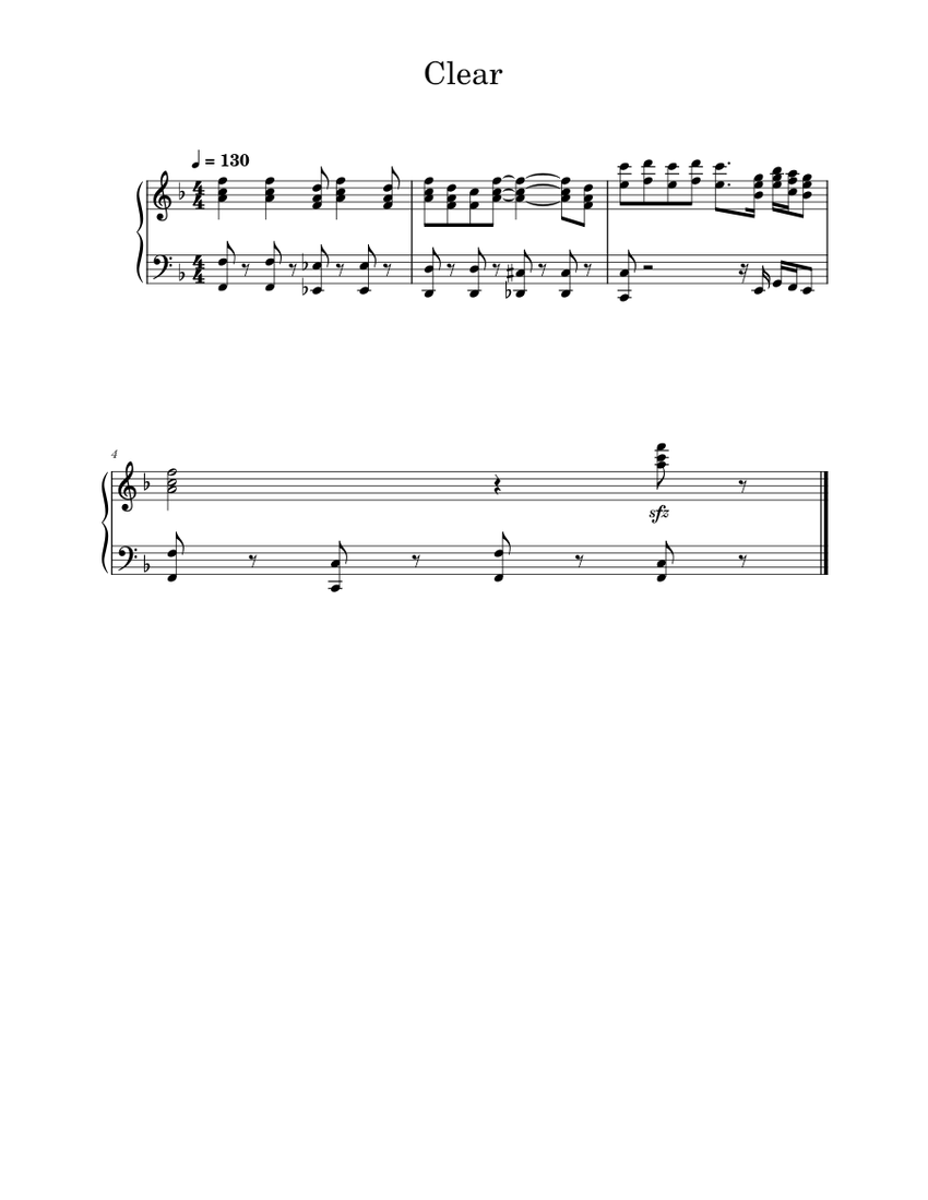 Super Mario World-Course Clear – Koji Kondo Clear Sheet Music for Piano ...