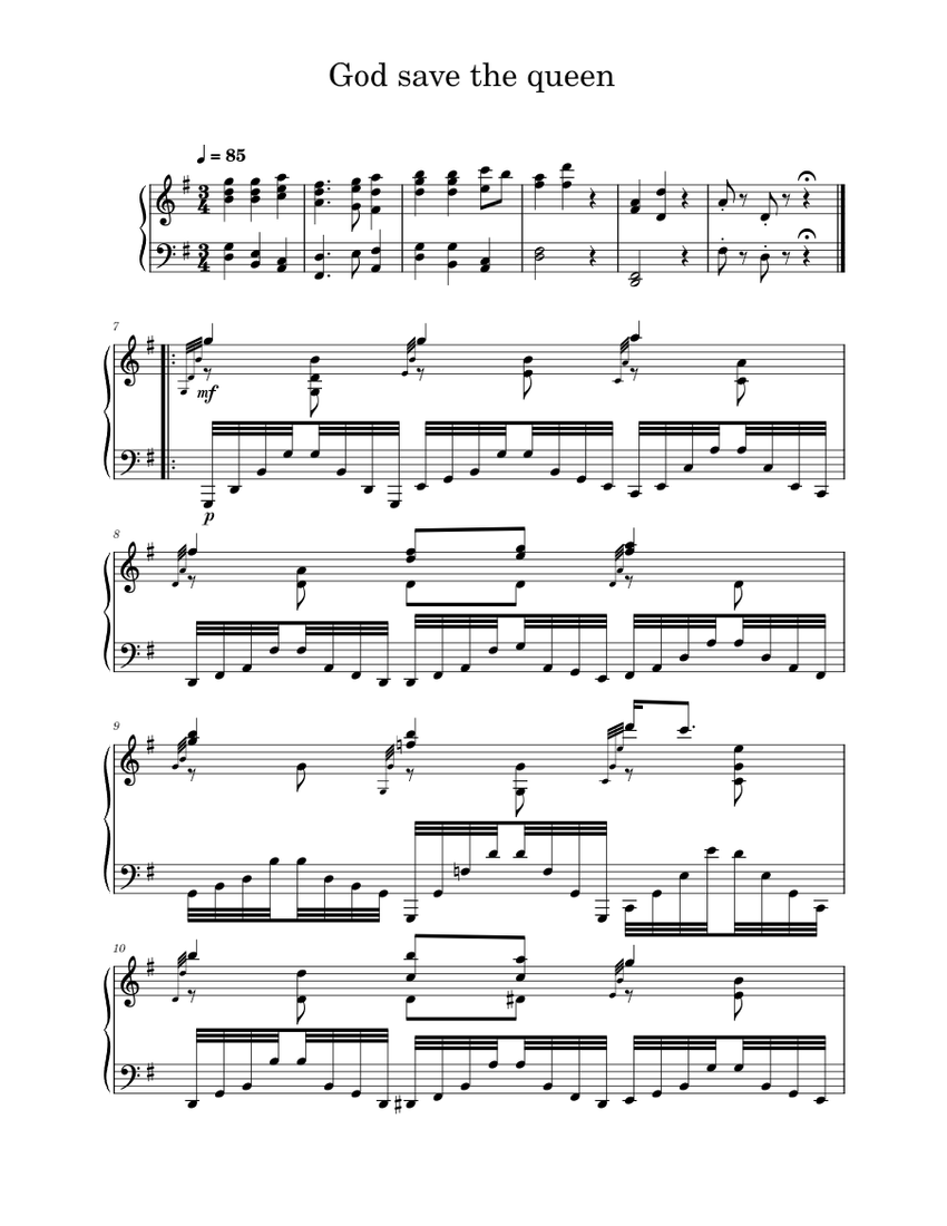 Variations on 'God Save the King', Op.9 – Niccolò Paganini God_save_the ...