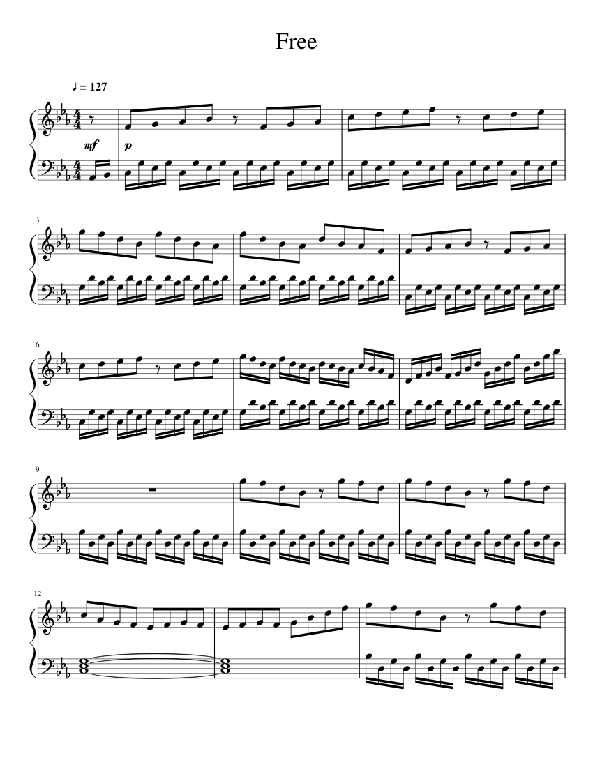 Free Sheet music for Piano (Solo) | Musescore.com