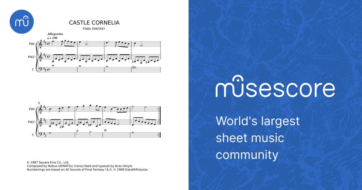 CASTLE CORNELIA Sheet music for Organ (Mixed Trio) | Musescore.com