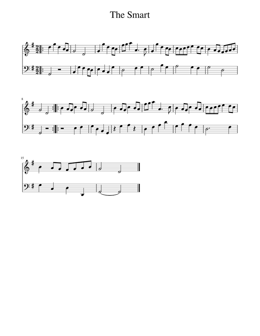 The Smart Sheet Music for Piano (Piano Duo) | MuseScore.com