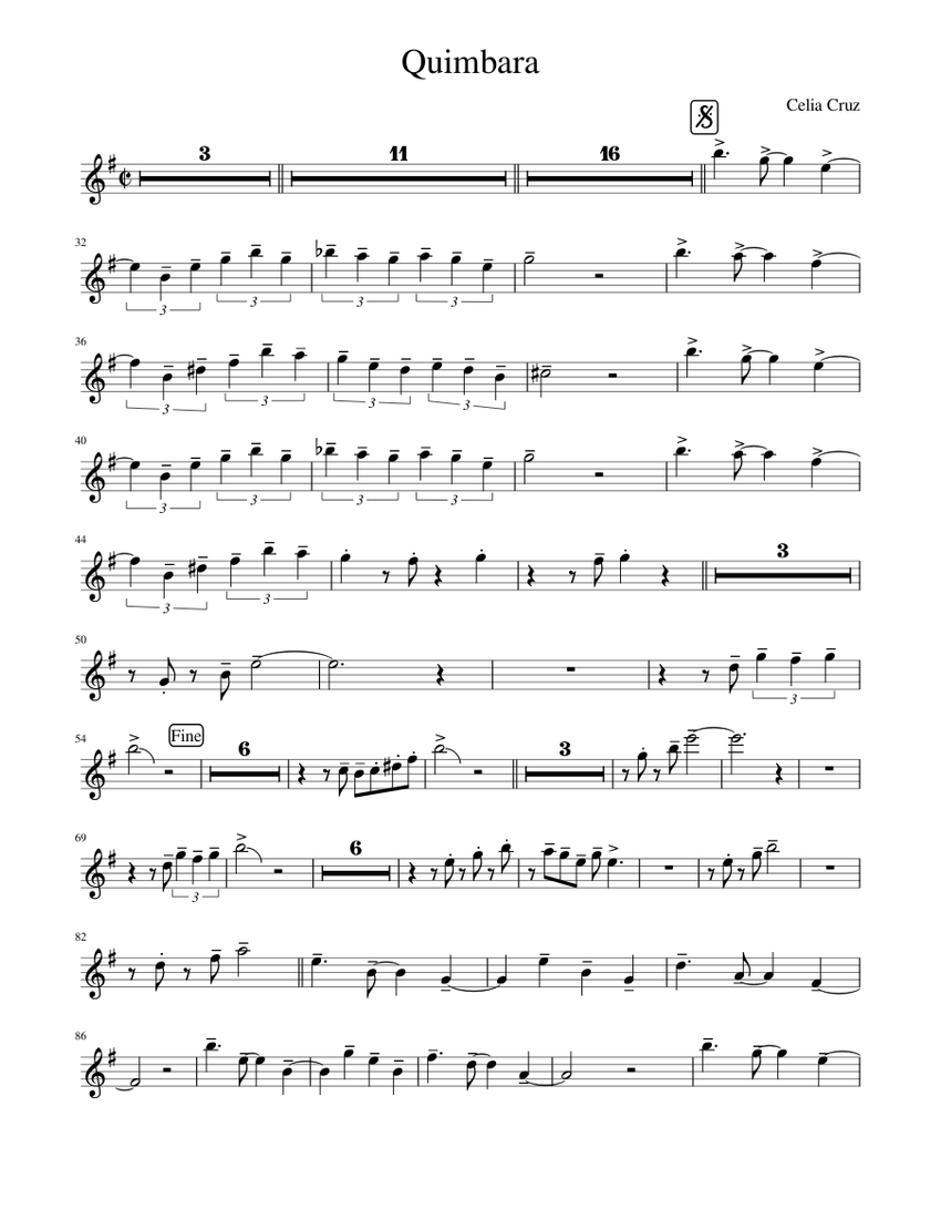 Quimbara Sheet music for Piano (Solo) Easy | Musescore.com