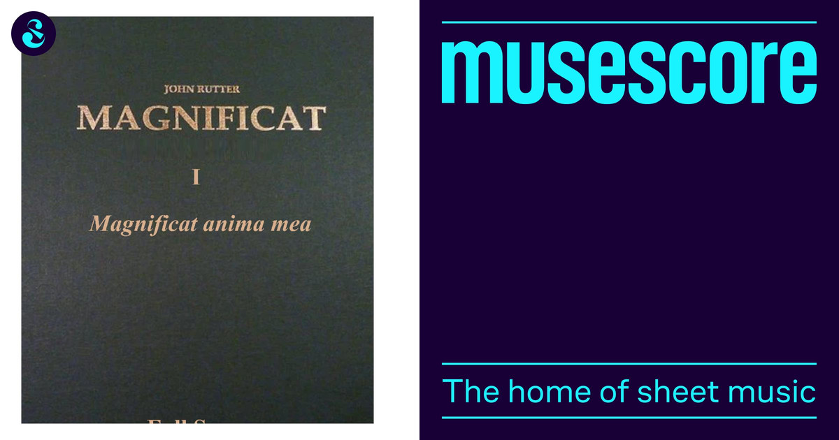Magnificat anima mea – John Rutter Sheet music for Trombone, Tuba ...