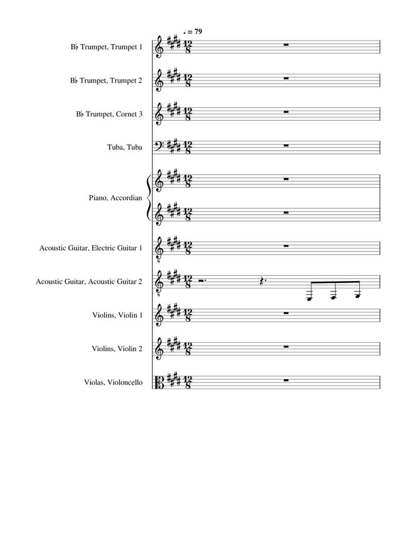 More Gun (Team Fortress 2) Sheet music for Piano, Tuba, Trumpet in b ...