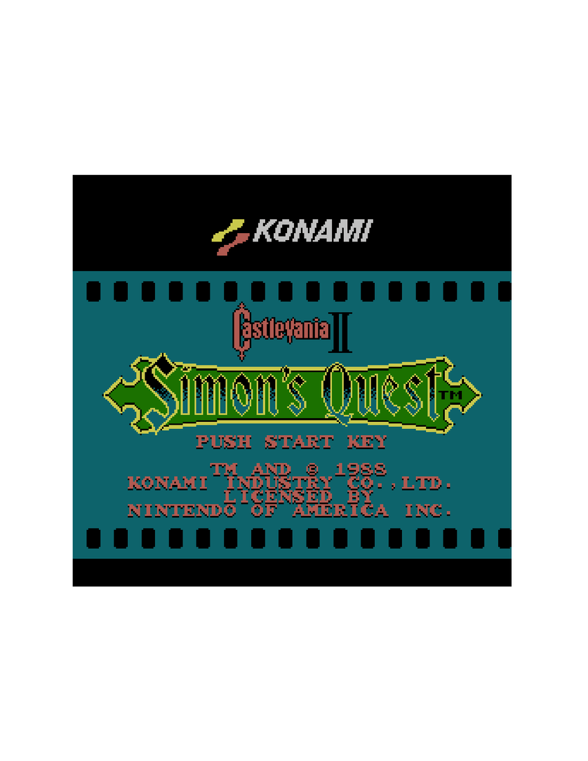 Castlevania II Simon's Quest: Dwelling of Doom OST Sheet Music for ...