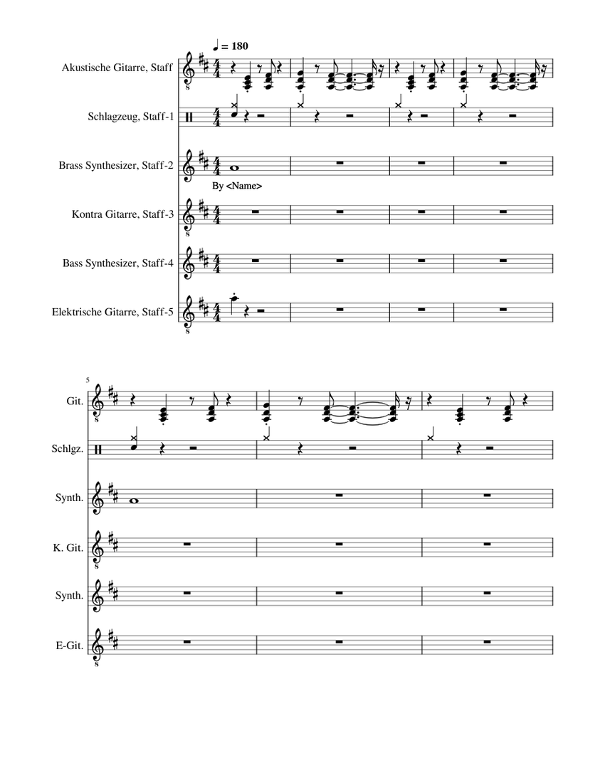 Chugga chuggs cha ching – openTTD Sheet music for Guitar, Bass guitar, Drum group, Brass group ...