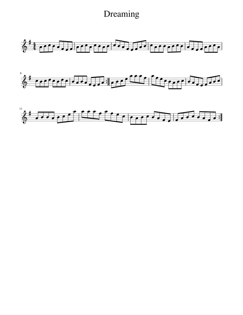 Dreaming Sheet music for Piano (Solo) | Musescore.com
