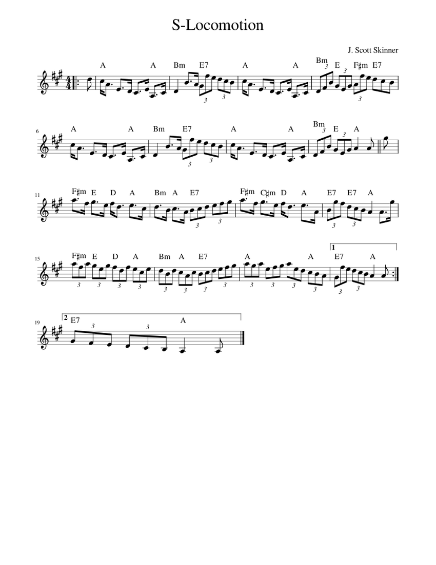 S-Locomotion Sheet music for Piano (Solo) Easy | Musescore.com