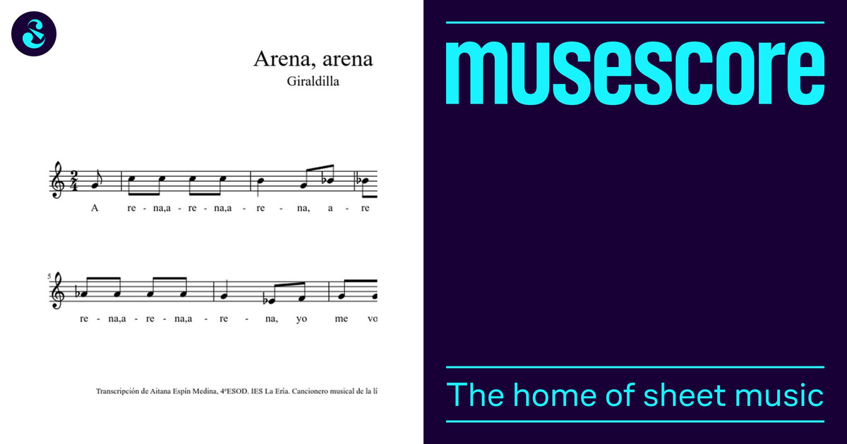 Arena, arena Sheet Music for Piano (Solo) Easy | MuseScore.com