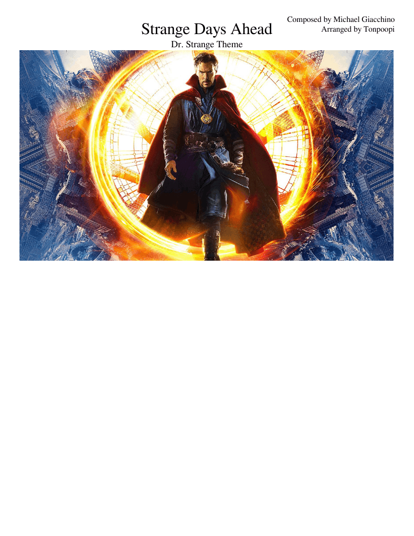 Doctor Strange (Strange Days Ahead) Sheet music for Piano, Trombone ...