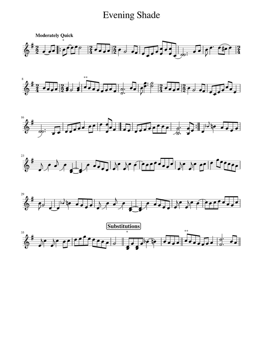Evening Shade - piano tutorial