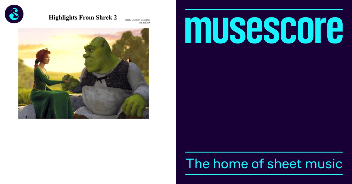 Shrek Soundtrack Highlights Sheet music for Piano, Trombone, Soprano ...