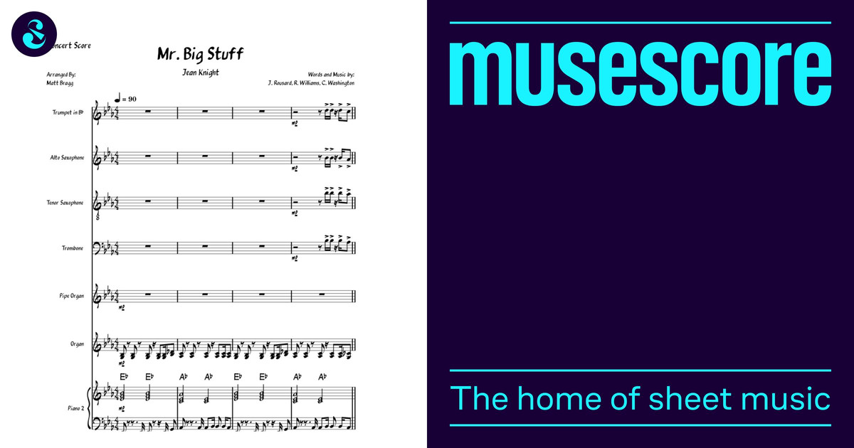 Mr. Big Stuff (arr. by Matt Bragg) - Jean Knight Sheet music for Piano ...