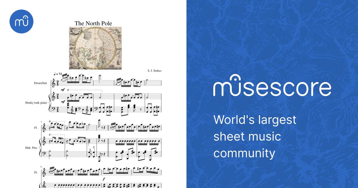 The North Pole Sheet music for Piano, Flute (Solo) | Musescore.com