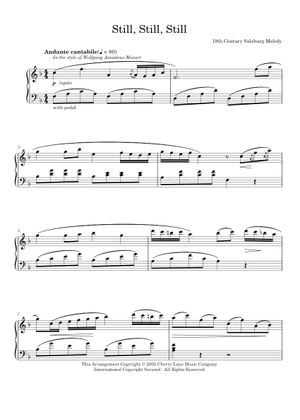 Play Official version of Still Still Still Sheet Music by Misc ...