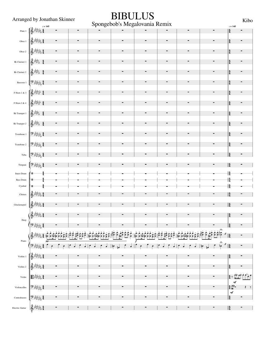 BIBULUS Sheet Music for Piano, Trombone, Tuba, Flute & more instruments ...