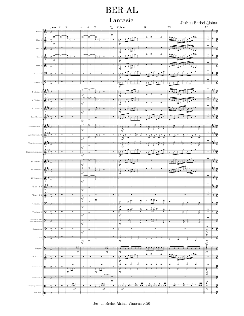BER-AL BANDA DEFINITIVO Sheet music for Trombone, Euphonium, Tuba ...