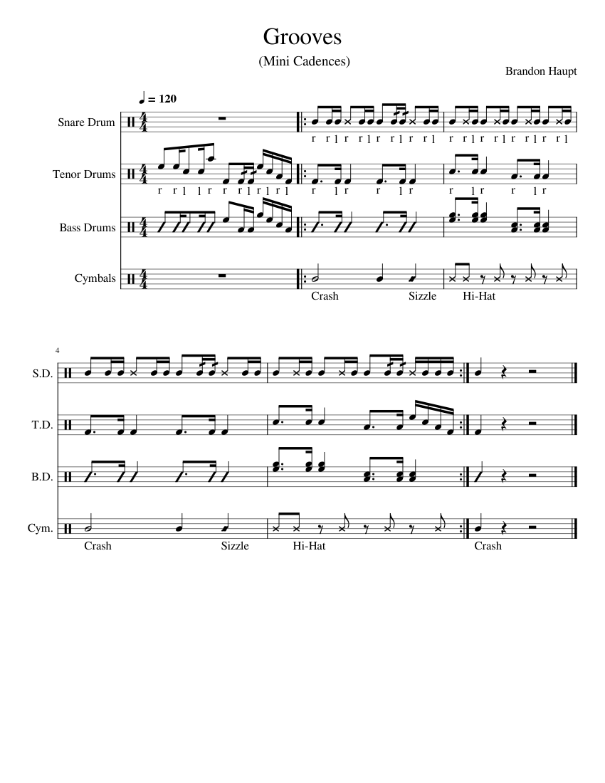 Grooves - piano tutorial