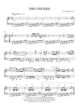Soul Intro/The Chicken for Jazz Combo by Jaco Pastorius Sheet Music ...