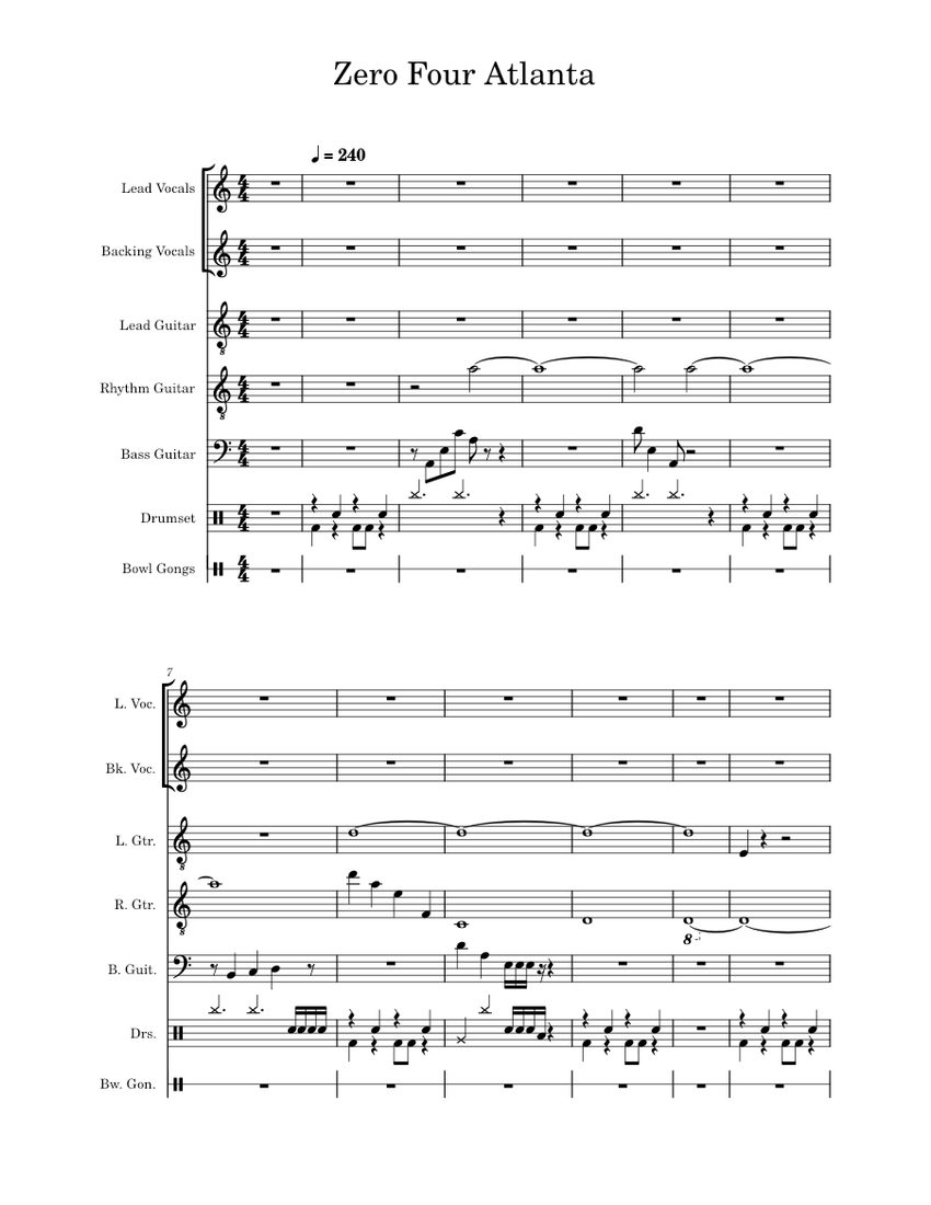 Zero_Four_Atlanta - piano tutorial