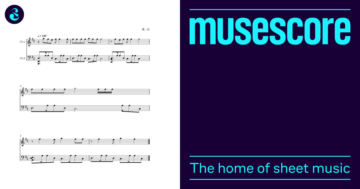 微信图片_20250529164955(MusicXML).mxl Sheet Music for Piano (Piano Duo ...