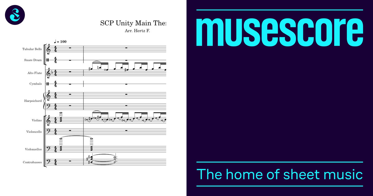 SCP Unity – Corvus B Sheet Music for Harpsichord, Flute, Cello, Strings ...